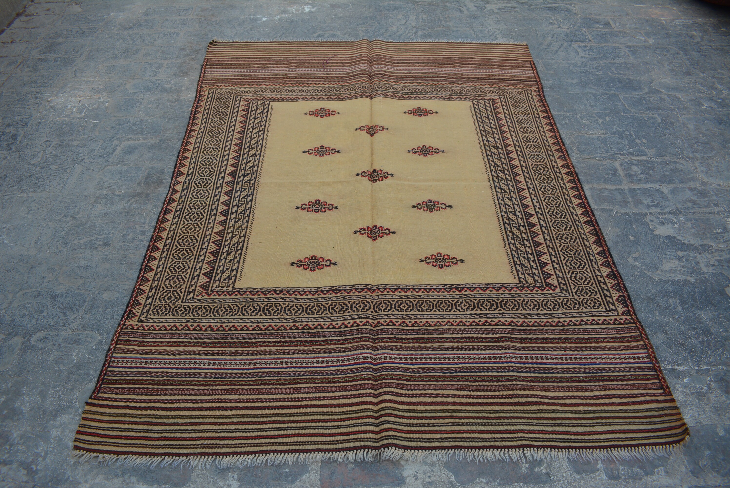 4'6 x 6'1 Feet Gorgeous Handmade Afghan Laghari 100% | Etsy