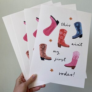 This Ain't My First Rodeo A4 Print - Etsy UK