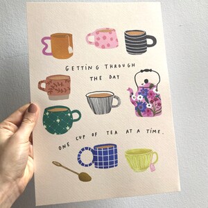 One Cup of Tea at a Time Print - Etsy