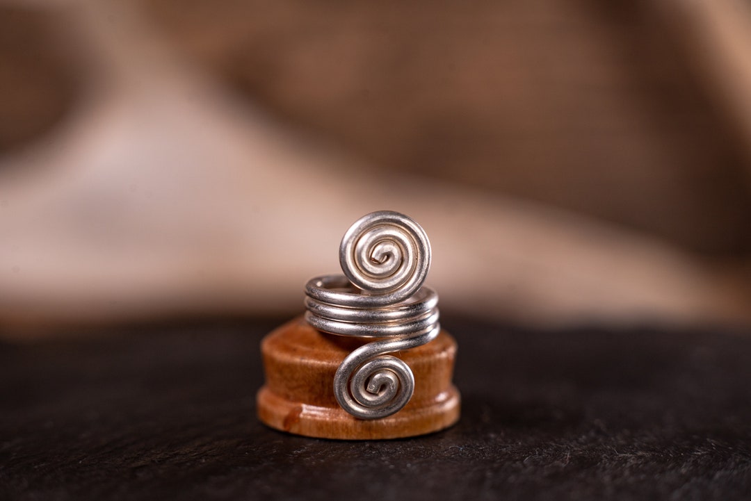 Handmade Silver Plated Spiral Metal Dreadlock Bead, Dread Charm - Etsy