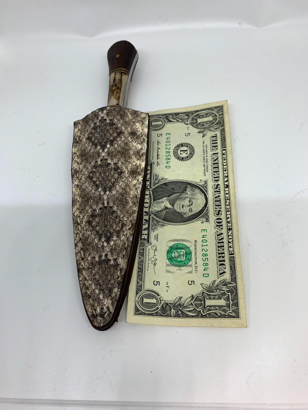 Handcrafted Knife With Genuine Rattlesnake Skin Sheath - Etsy
