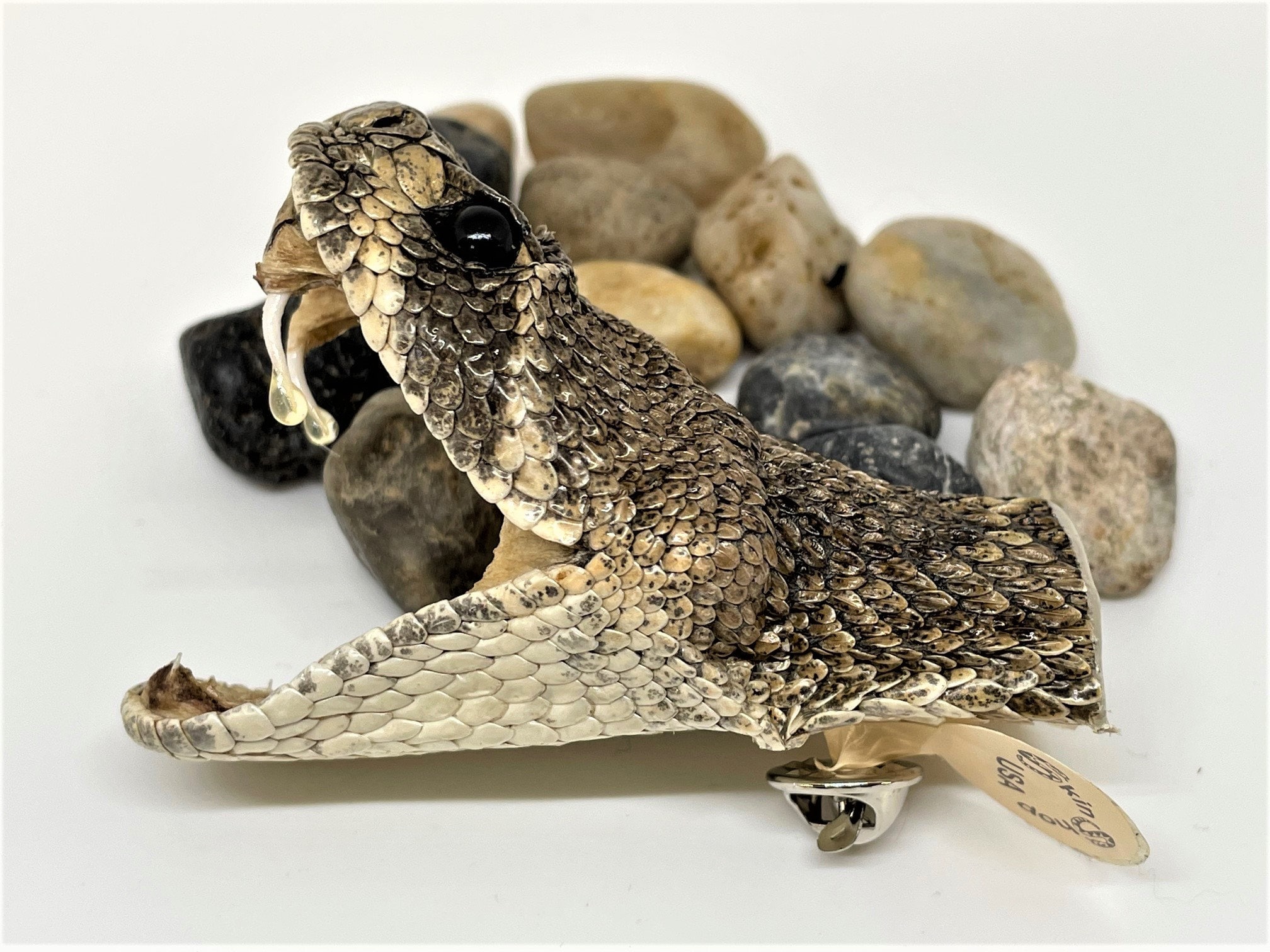 Genuine Open Mouth Rattlesnake Hat Pin. Item(s) Usually in Stock. If ...