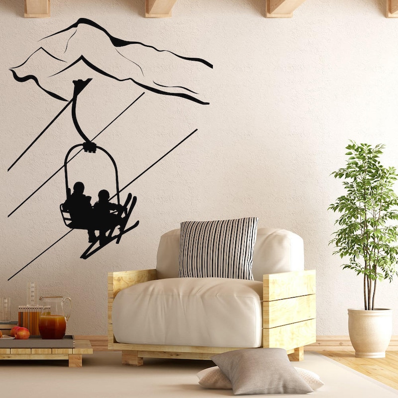 Ski Decal - Etsy