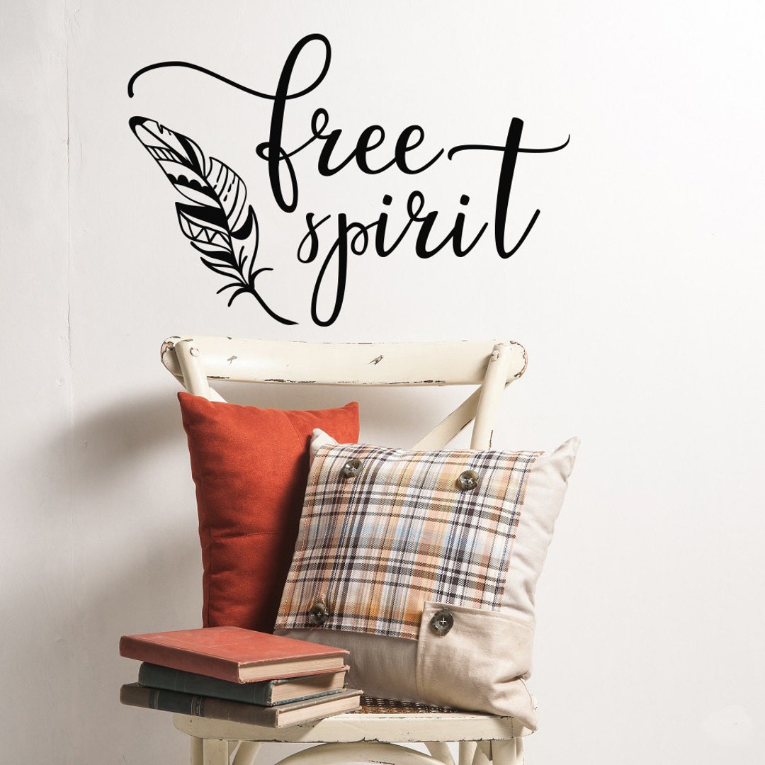Free Spirit Vinyl Wall Decal- Tribal Nursery Wall Art Decor- Boho Wall ...