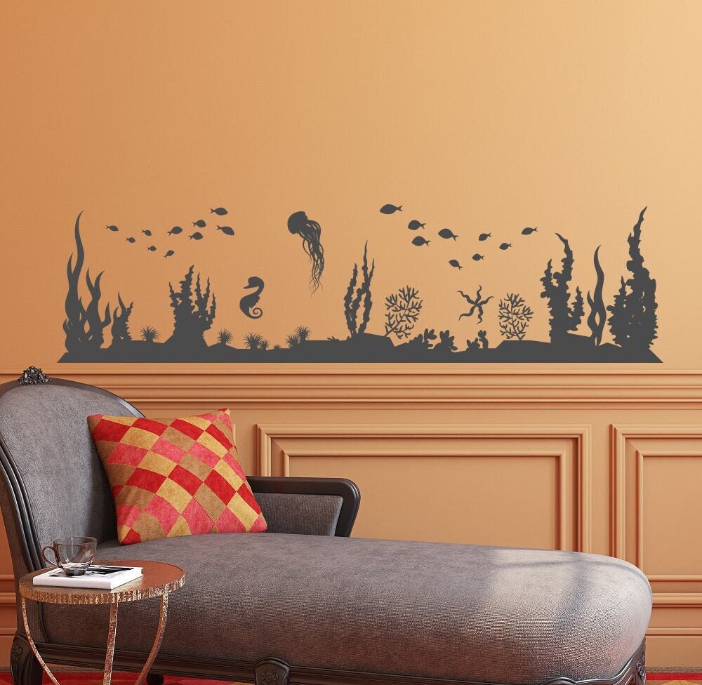 Sea Theme Vinyl Wall Decor - Etsy