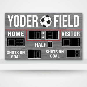 Soccer Scoreboard Personalized Sports-themed Room & Nursery Decor ...