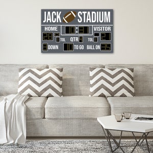 Football Scoreboard | All Sizes | Personalized Sports-themed Room ...