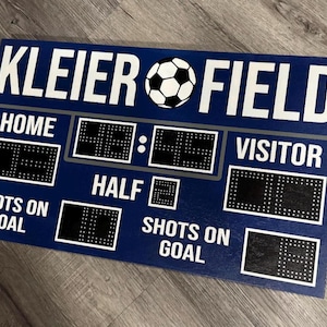 Soccer Scoreboard | Personalized Sports-themed Room & Nursery Decor ...