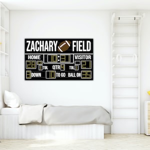Football Scoreboard | All Sizes | Personalized Sports-themed Room ...