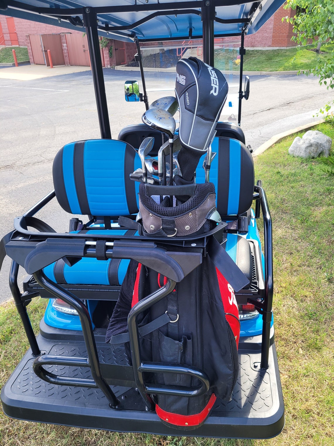 Advanced Ev Golf Cart Golf Bag Attachment, Easily Removable, No ...