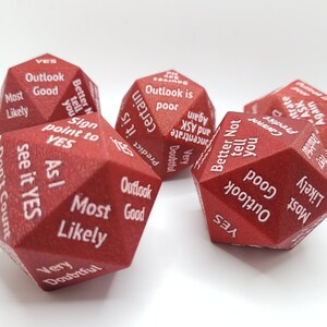 Magic 8-ball D20 Dice Oversized Classic Magic Eight Ball With New Twist ...