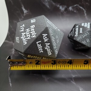 Magic 8-ball D20 Dice Oversized Classic Magic Eight Ball With New Twist ...