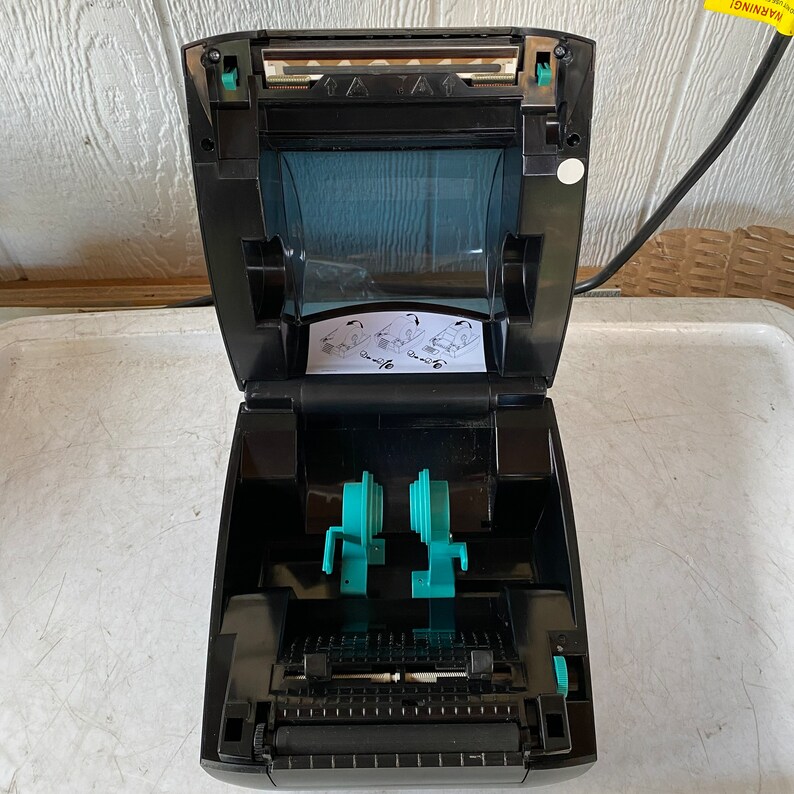 Custom Made Black Plastic Zebra LP2844 Thermal Shipping Label Printer ...