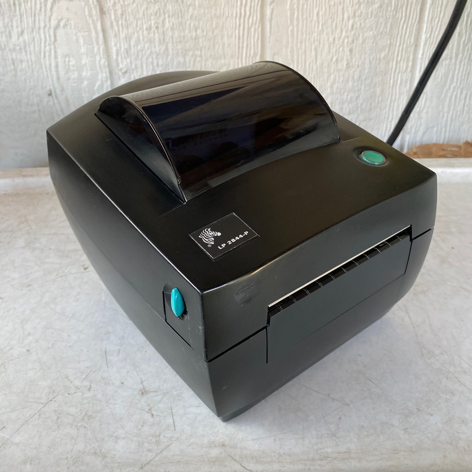 Custom Made Black Plastic Zebra LP2844 Thermal Shipping Label Printer ...