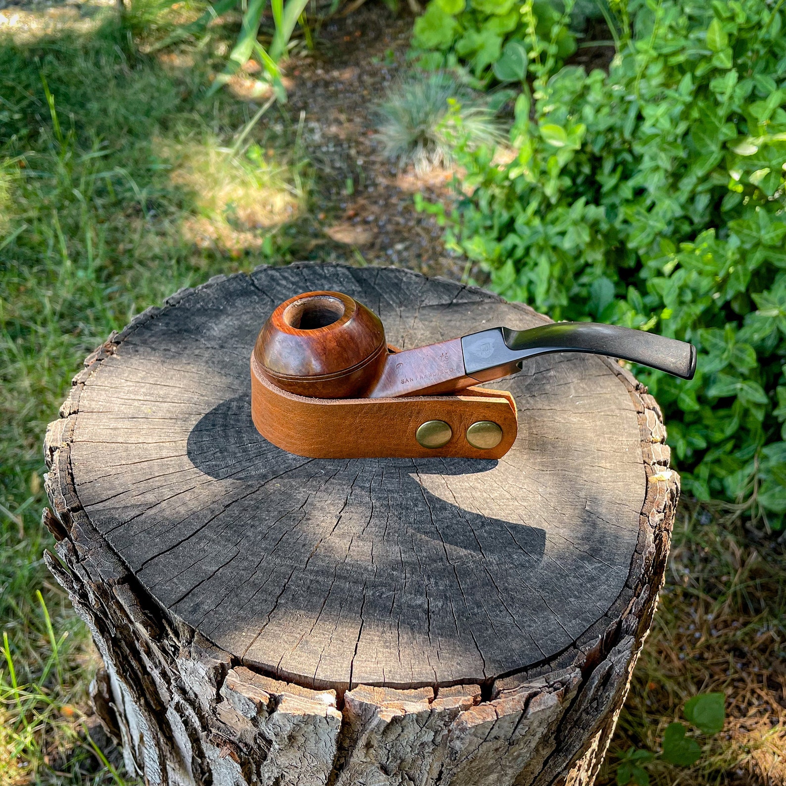 Adjustable Leather Pipe Rest / Cigar Rest - Etsy