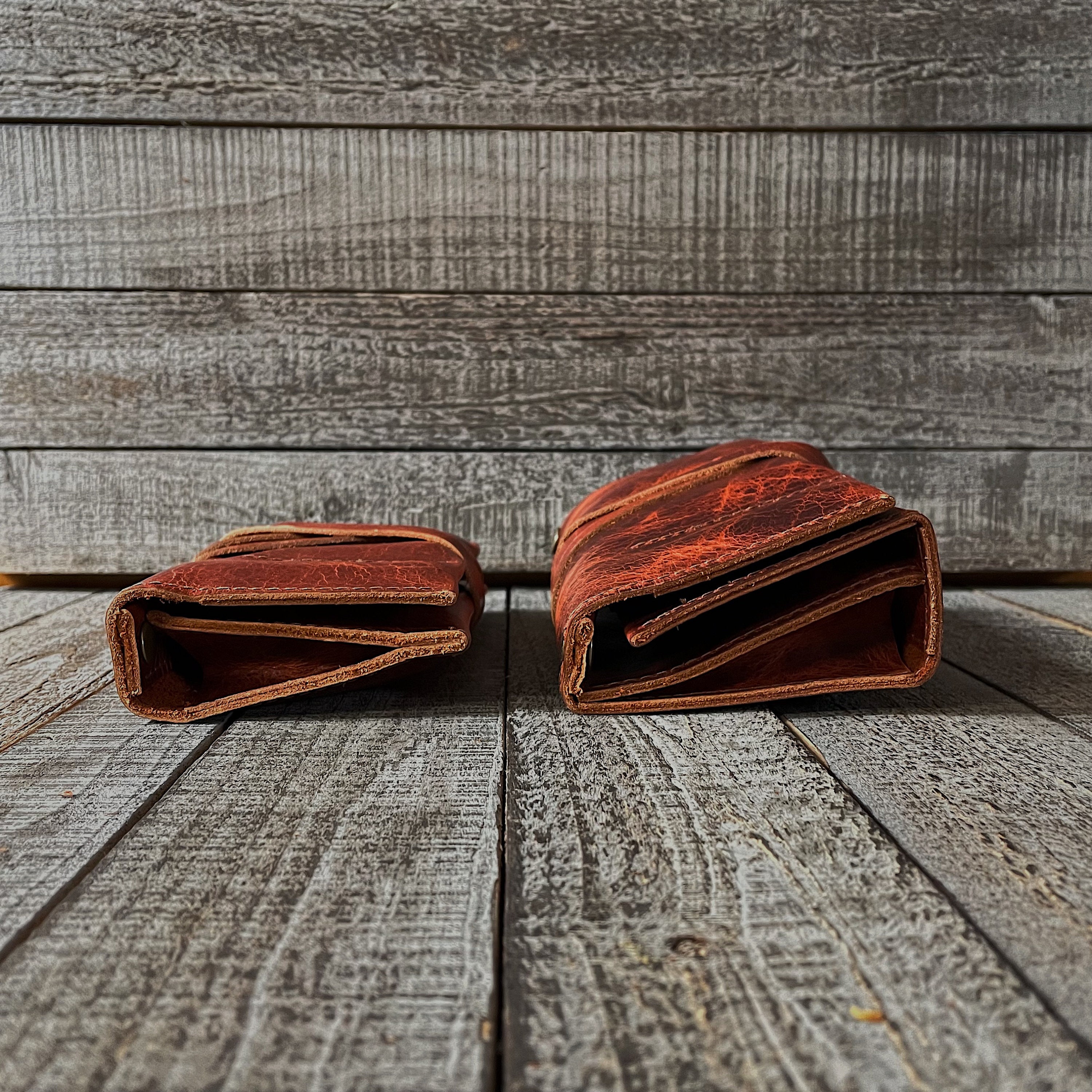 Bison Buffalo Leather - Large Tobacco Pipe Pouch / Pipe Roll / Pipe Bag ...