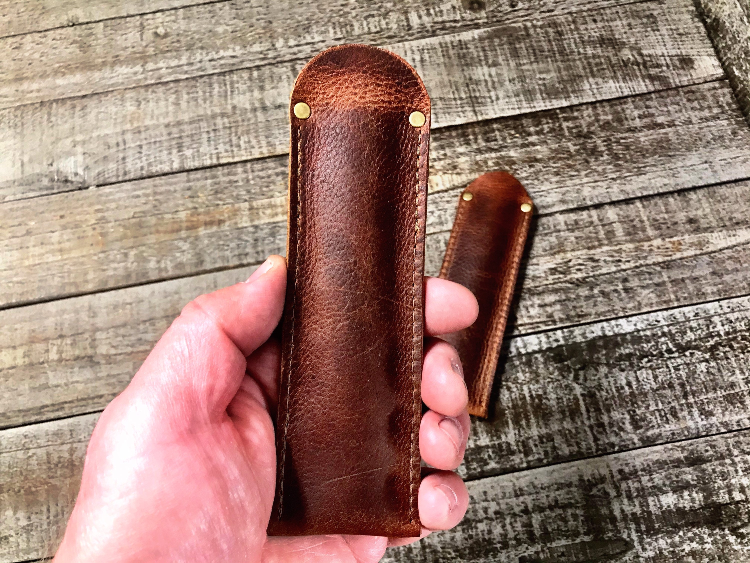 Rustic Kodiak Pipe Cleaner Sleeve / Pipe Cleaner Cover / Pipe Cleaner Pouch