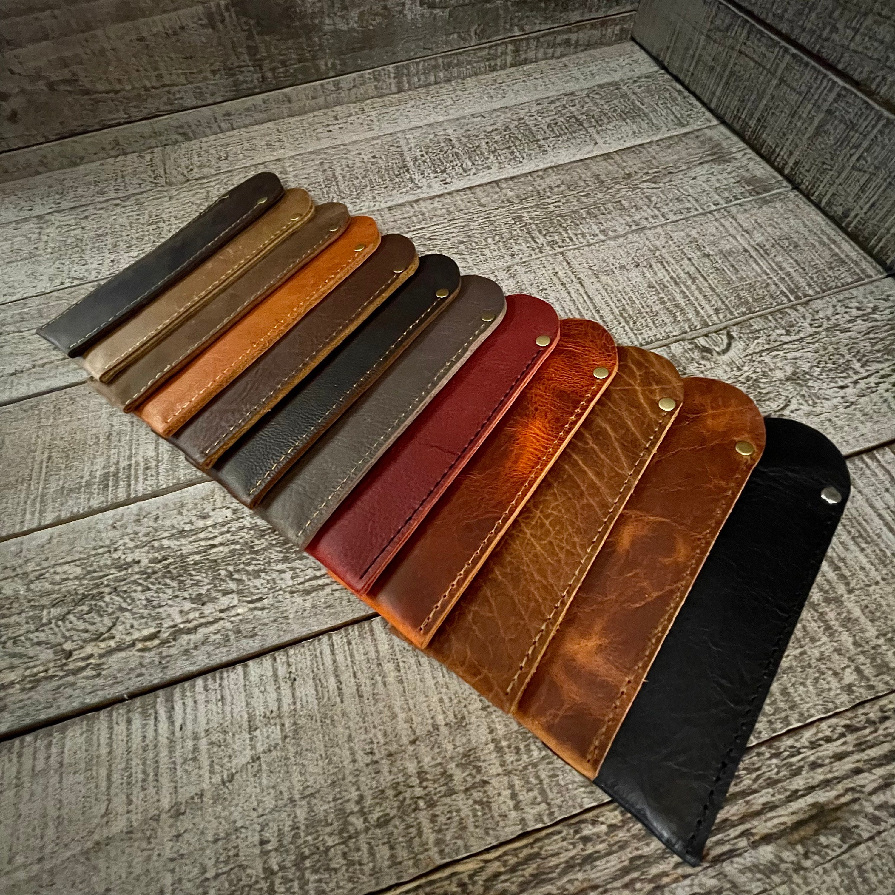 Leather Pipe Cleaner Sleeve / Pipe Cleaner Cover / Pipe Cleaner Pouch