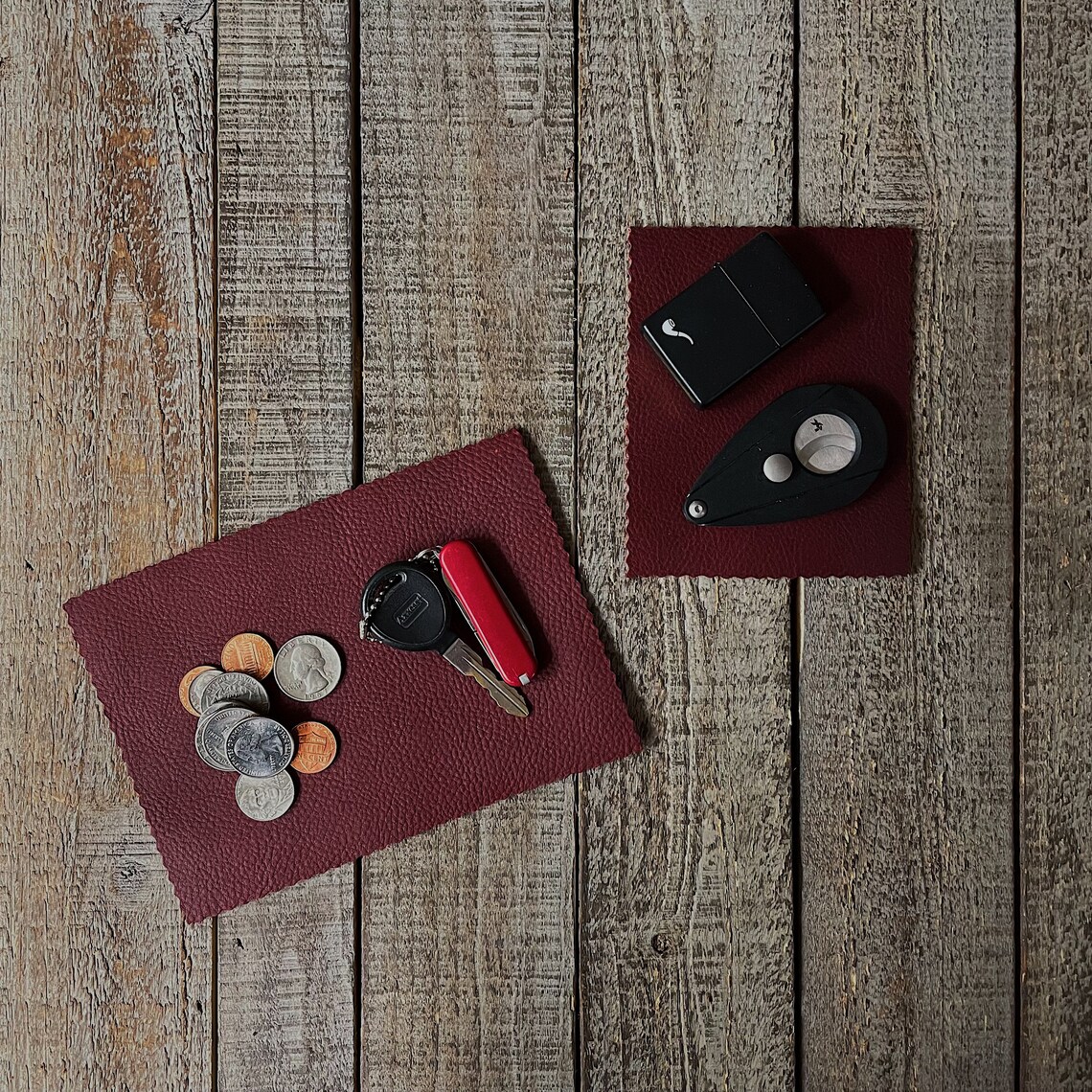 Leather Tobacco Mat in Various Colors and Finishes - Etsy