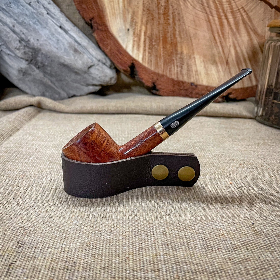 Adjustable Leather Pipe Rest / Cigar Rest - Etsy