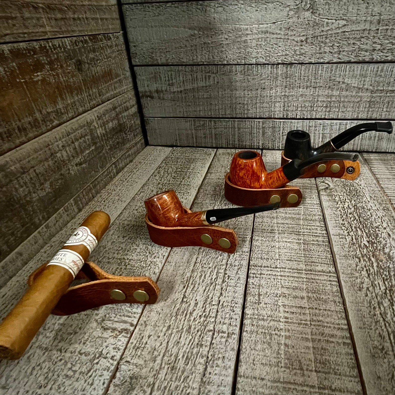 Adjustable Leather Pipe Rest /cigar Rest - Etsy