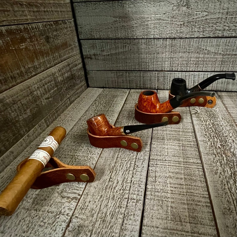 Adjustable Leather Pipe Rest /cigar Rest - Etsy
