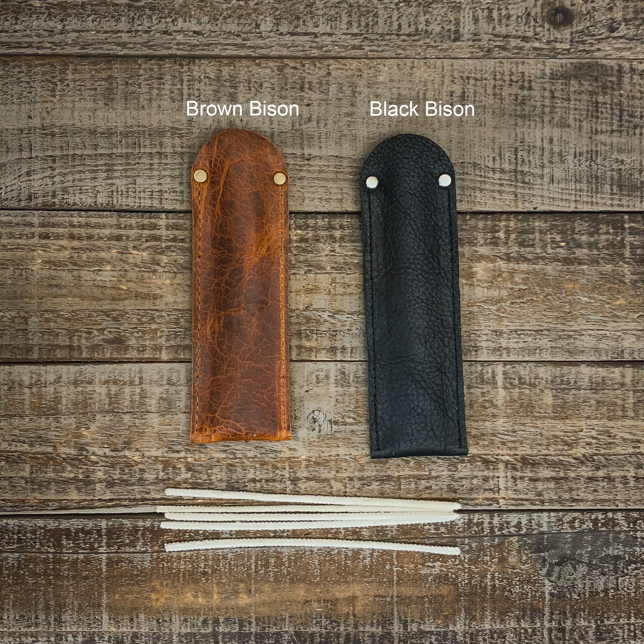 Leather Pipe Cleaner Sleeve / Pipe Cleaner Cover / Pipe Cleaner Pouch