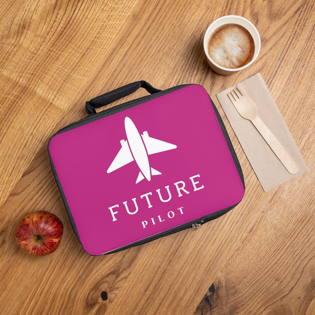 Pink Future Pilot Lunch Box, I Love Airplanes Lunch Box, Airplane Lunch ...