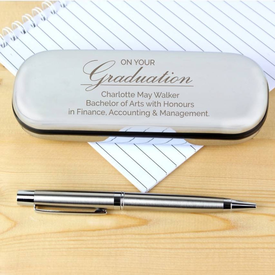 Personalised Graduation Pen and Box Set, Graduation Gift - Etsy
