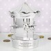 Personalised Carousel Money Box, Silver Baby Gift, Christening Gift ...
