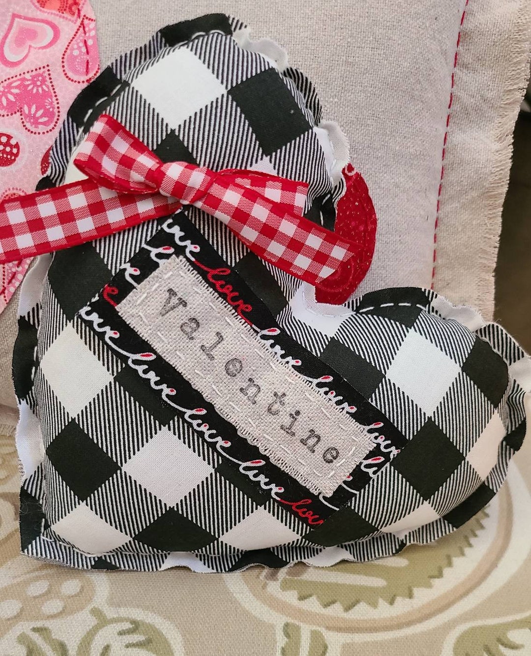 French Country Valentine's Heart, Shabby Chic Heart Accent, Heart Shelf ...