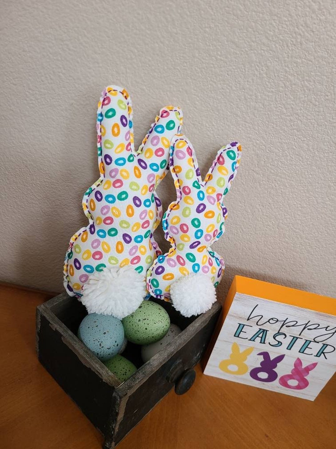 Oversized Easter Peeps, Easter Peeps Decor, Shelf Sitter Bunny, Spring ...