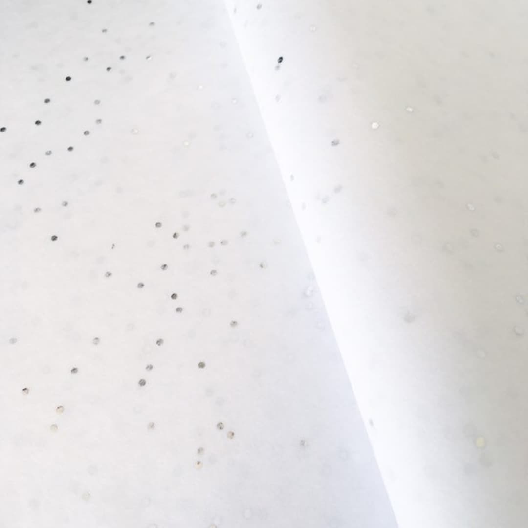 Luxury White and Silver Glitter Gemstone Tissue Paper 5 - Etsy