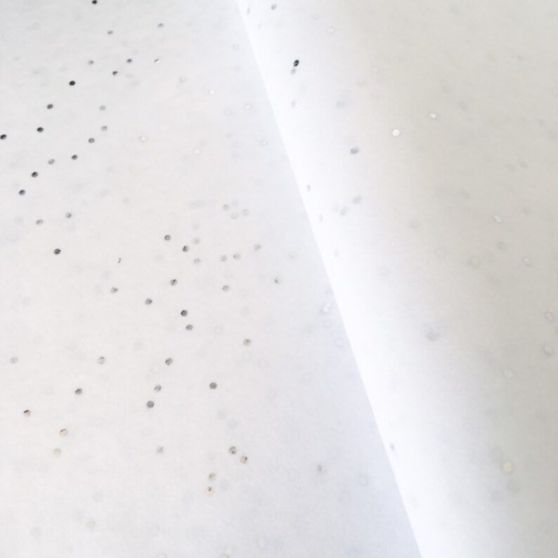 Luxury White and Silver Glitter Gemstone Tissue Paper 5 - Etsy