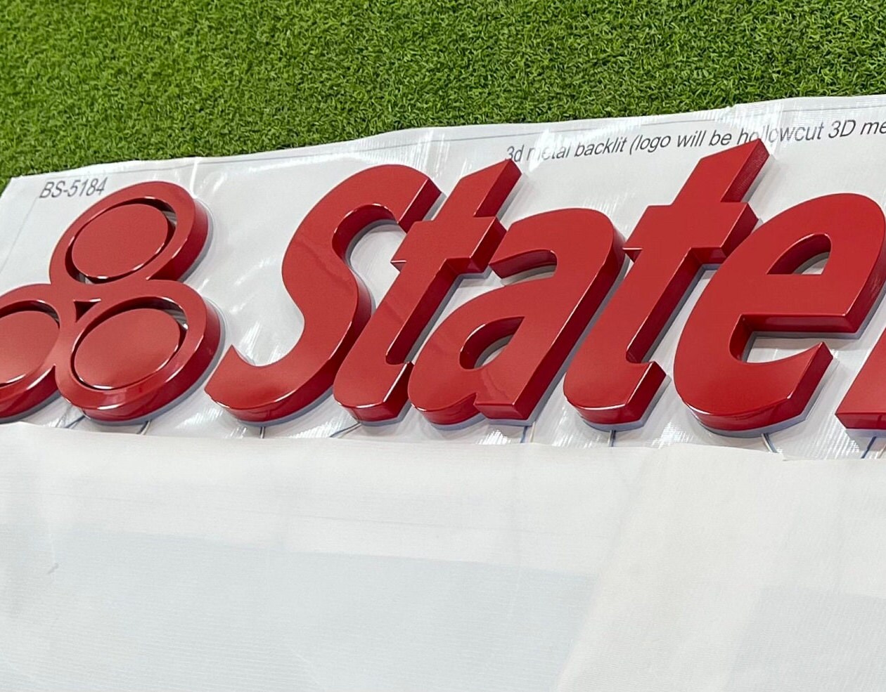 Custom State Farm Sign : Backlit Real Estate Agent's Sign , Metal Light ...