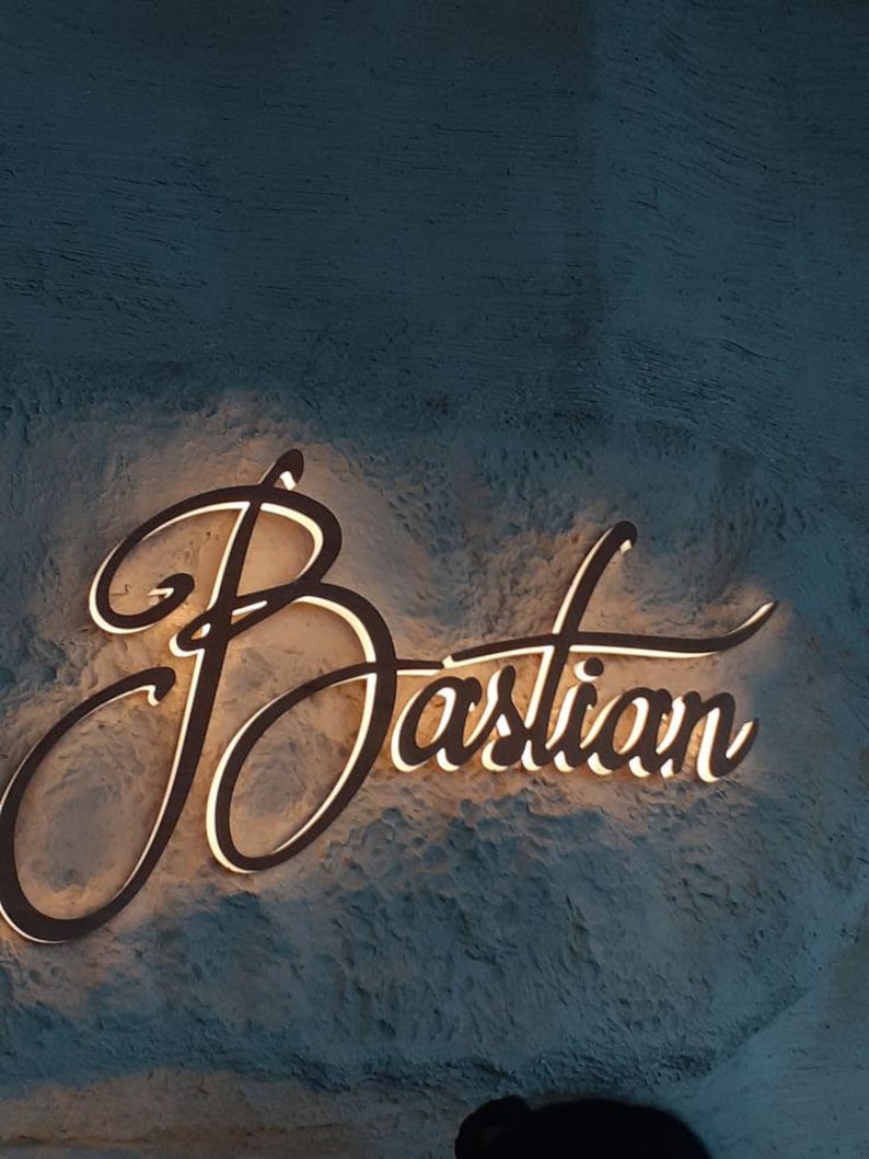 Custom Backlit Sign : 3D Metal Sign, Illuminated Signage, Company Logo ...