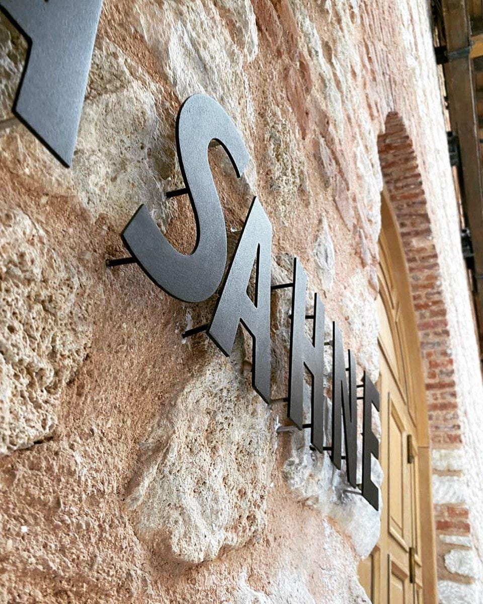 Custom Raised Letters : Laser Cut Metal Sign, Floating Metal Sign ...