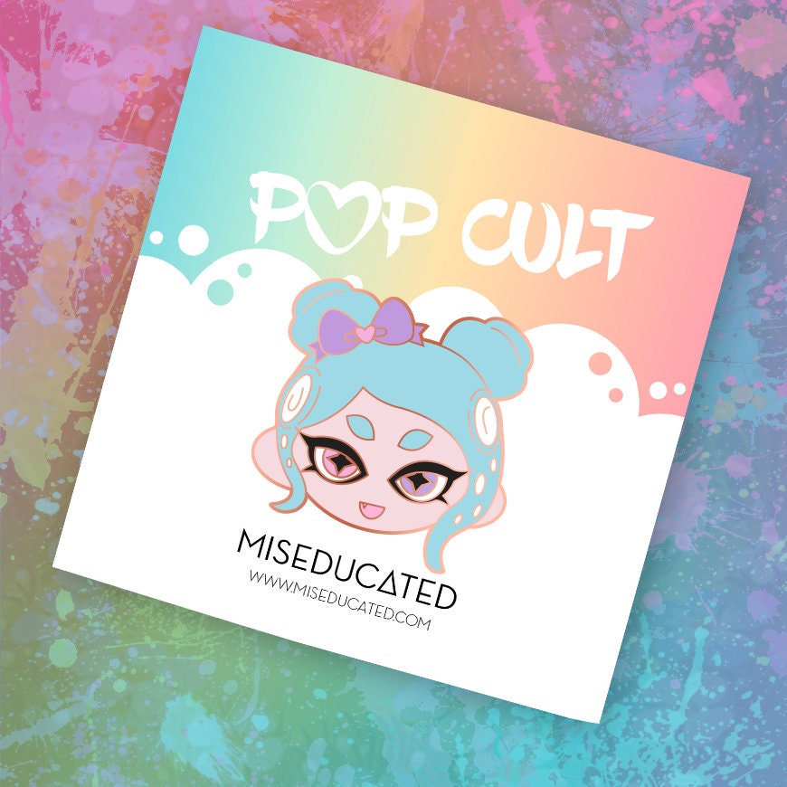 Splatoon 2 3 (three Options) Pastel Candy Octoling Pin - Etsy