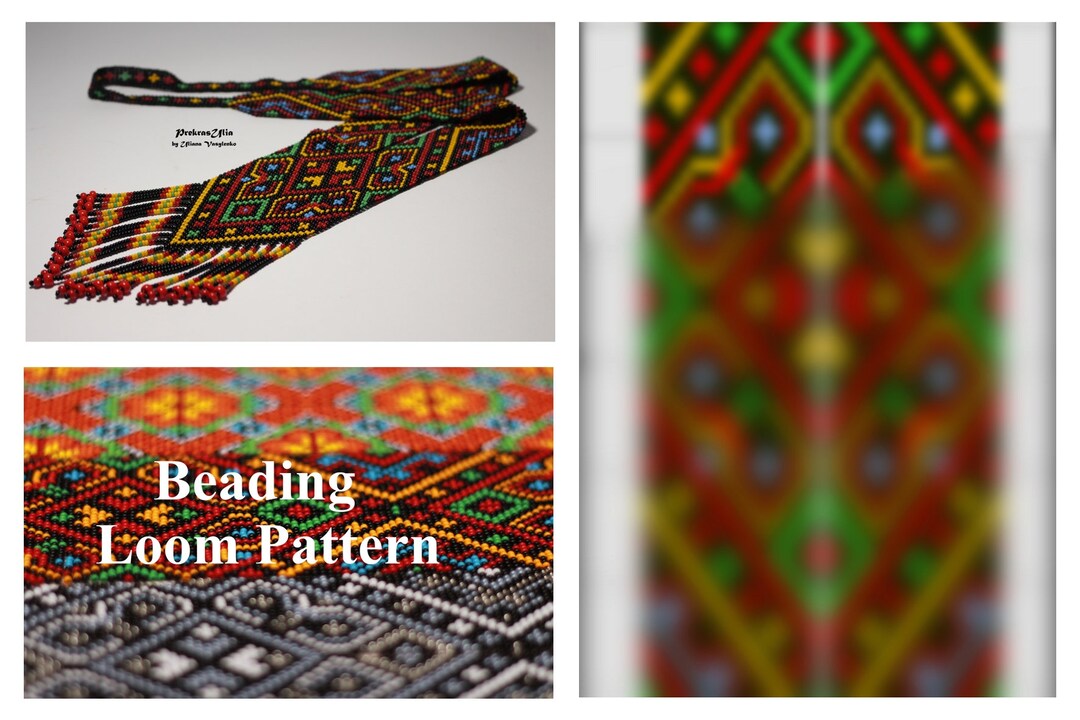 Gerdan Beading Pattern Loom Gerdan Necklace Gerdan Ukrainian - Etsy