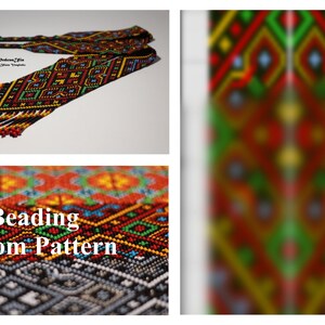 Gerdan Beading Pattern Loom Gerdan Necklace Gerdan Ukrainian Ornament ...