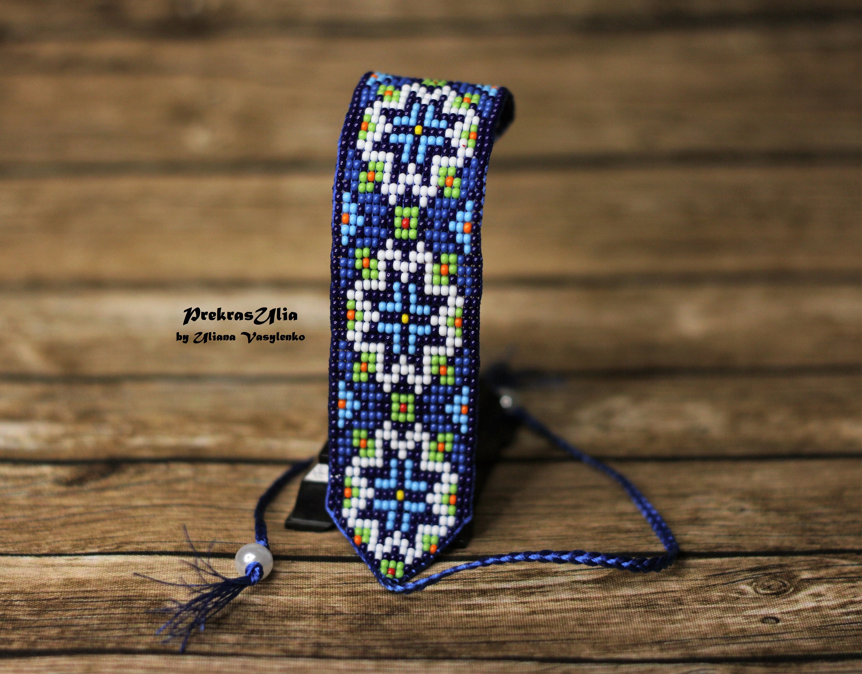 Ukrainian Seed Beaded Bracelet Folk Pattern Ukrainian Ornament - Etsy UK