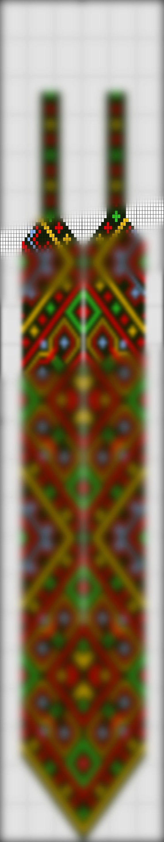 Gerdan Beading Pattern Loom gerdan necklace Gerdan Ukrainian | Etsy