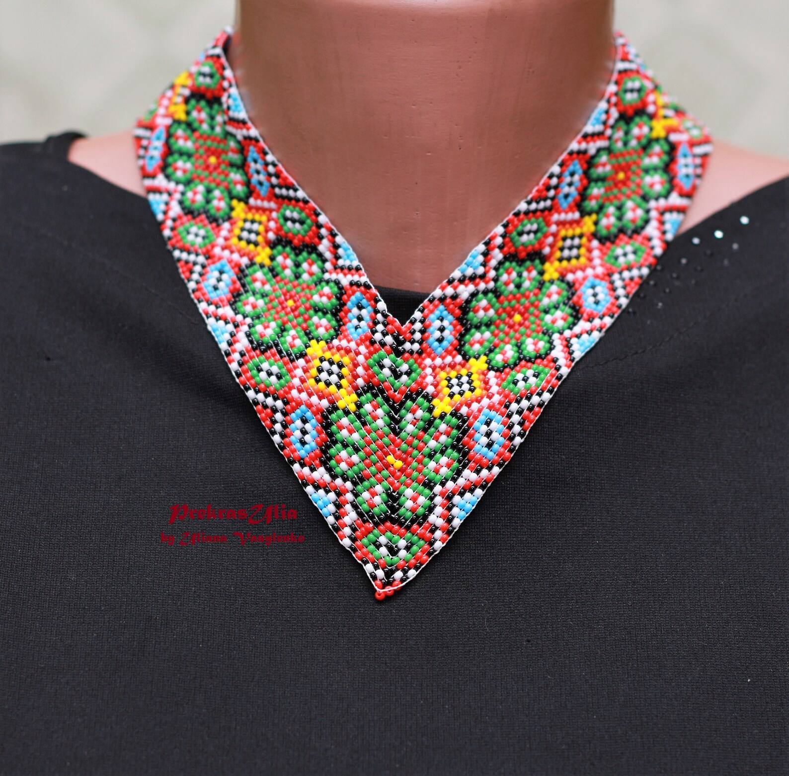 Multicolor Angle Traditional Ukrainian Gerdan Custome Jewerly - Etsy