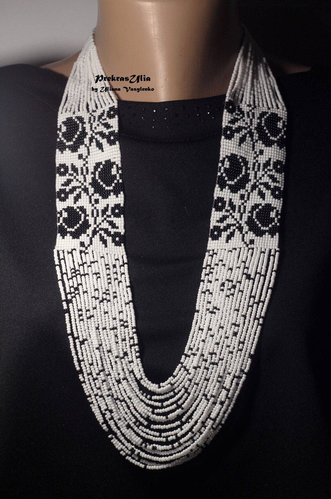 Black Roses Gerdan White Gerdan Gerdan Necklace Black Roses - Etsy