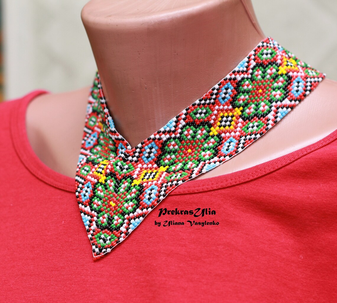 Multicolor Angle Traditional Ukrainian Gerdan Custome Jewerly - Etsy