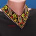 Ornament Seed Bead Gerdan Necklace Traditional Ukrainian Gerdan Beaded ...