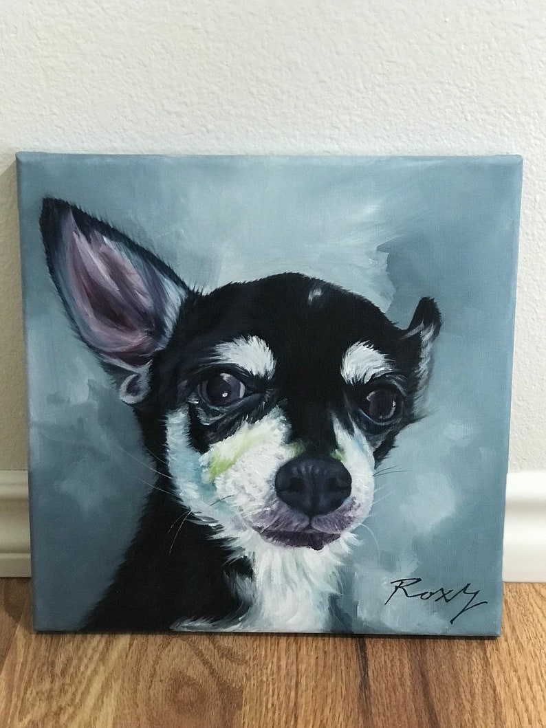 Custom Dog Painting Custom Dog Portrait Custom Pet Painting - Etsy