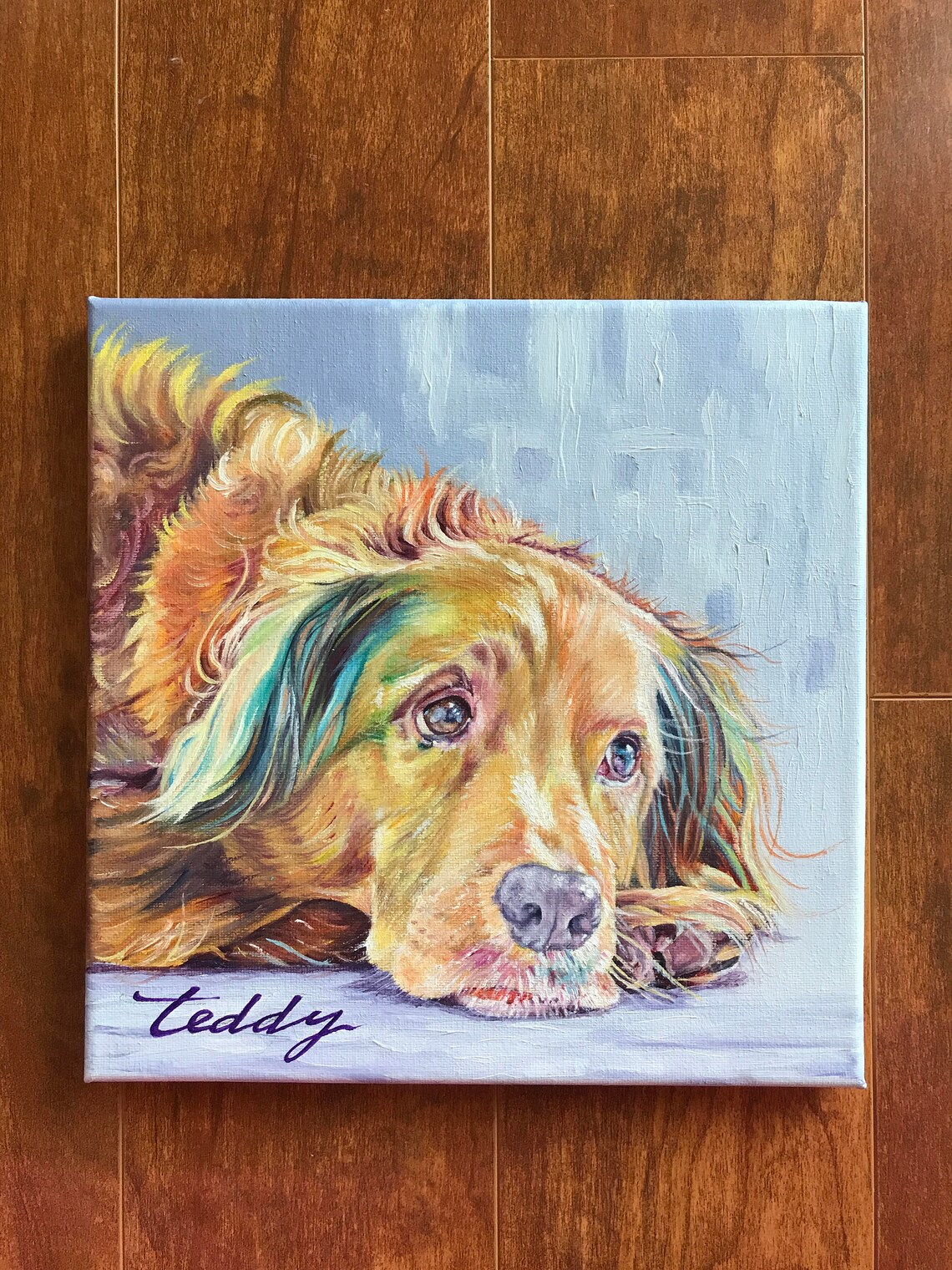 Custom Dog Painting Custom Pet Painting Pet Gift Birthday - Etsy