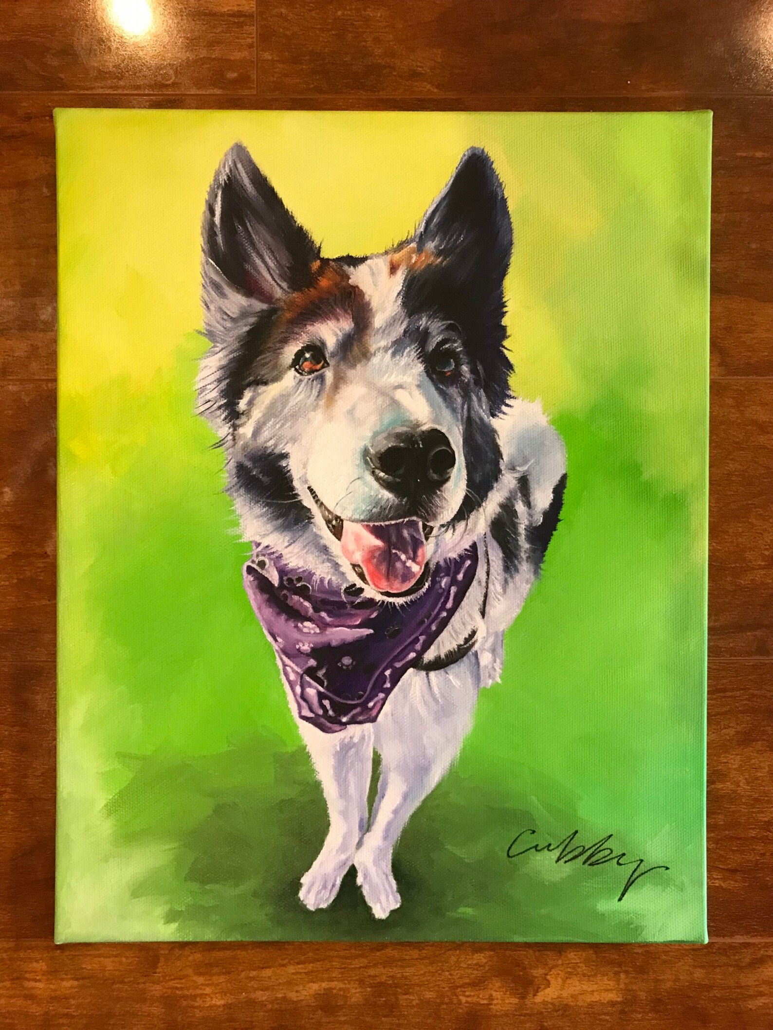 Custom Dog Painting Custom Dog Portrait Custom Pet Painting | Etsy