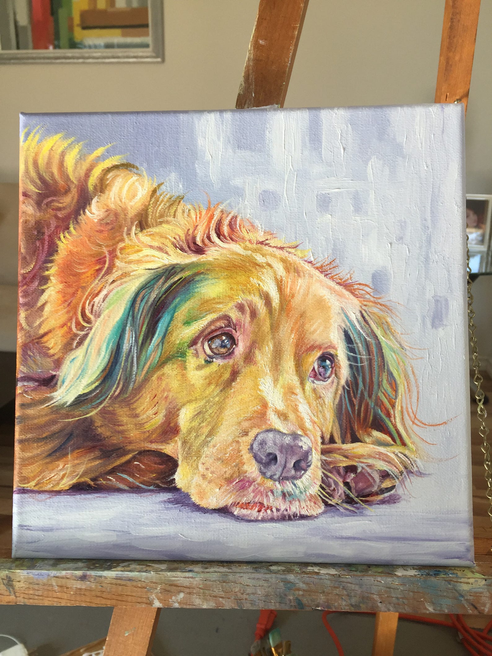 Custom Dog Painting, Custom Pet Painting, Pet Gift, Birthday Gift ...